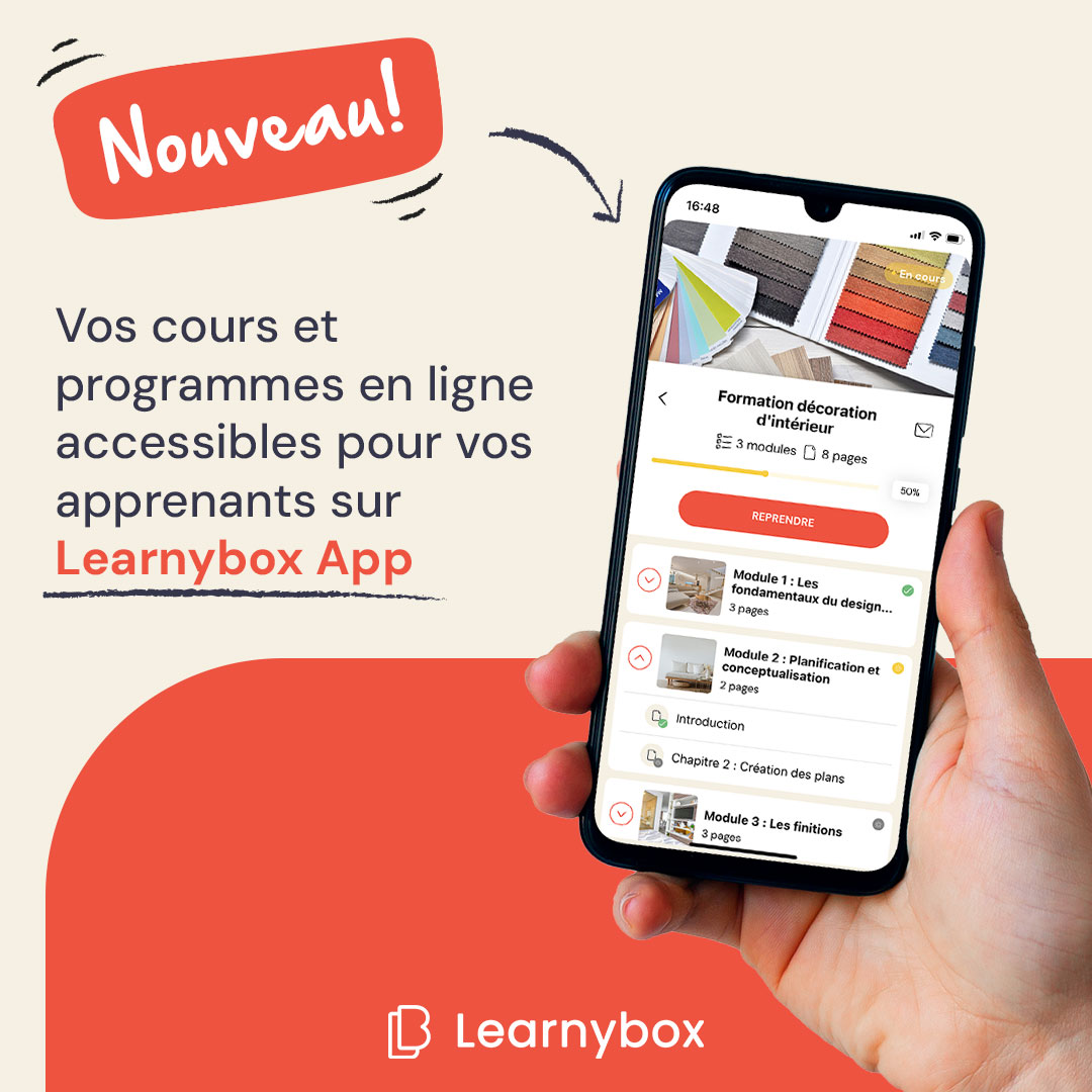 L'application mobile idéale pour vos apprenants